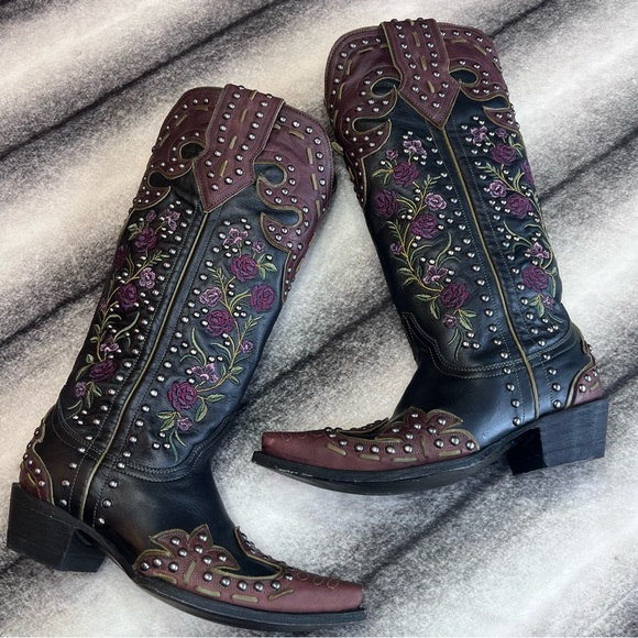 Old Gringo | Shoes | Double D Ranch Old Gringo Round Up Rosie Stud ...